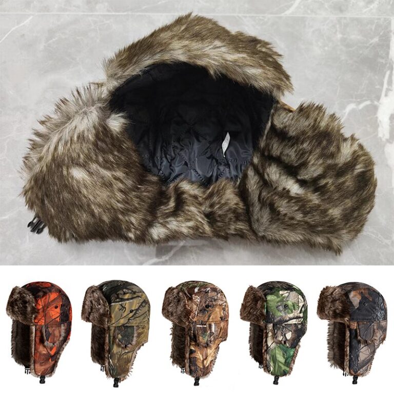 Camo Winter Hat with Earflaps | Free Shipping!